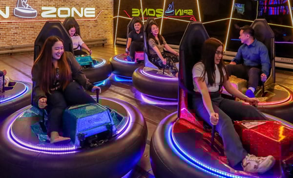 Timezone Indoor Bumper Cars - Kid-Friendly Family Fun