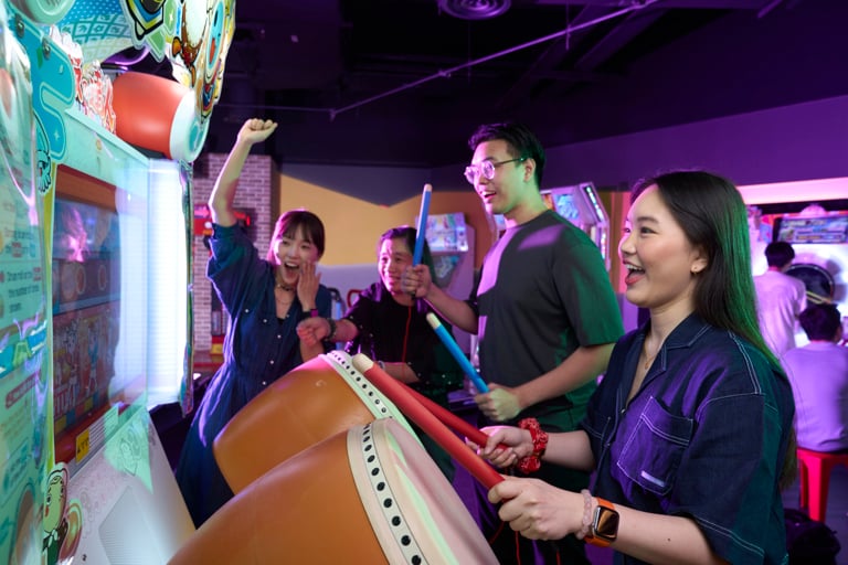 Arcade Music Games: Dance, Drum & Groove at Timezone Singapore